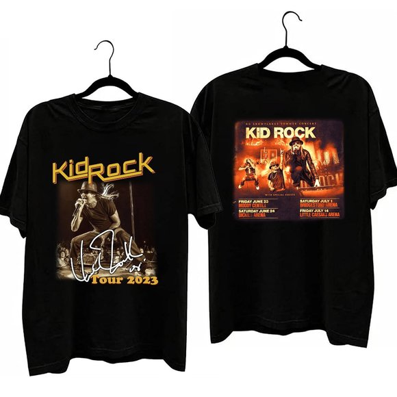Mimi2B | Tops | Kid Rock World Tour 223 Tshirt 2 Sided Rock Fans Gift ...